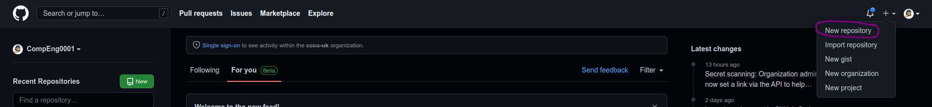 My First Repository - CMS - PDW: Git and GitHub