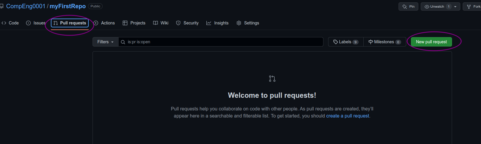 My First Repository - CMS - PDW: Git and GitHub